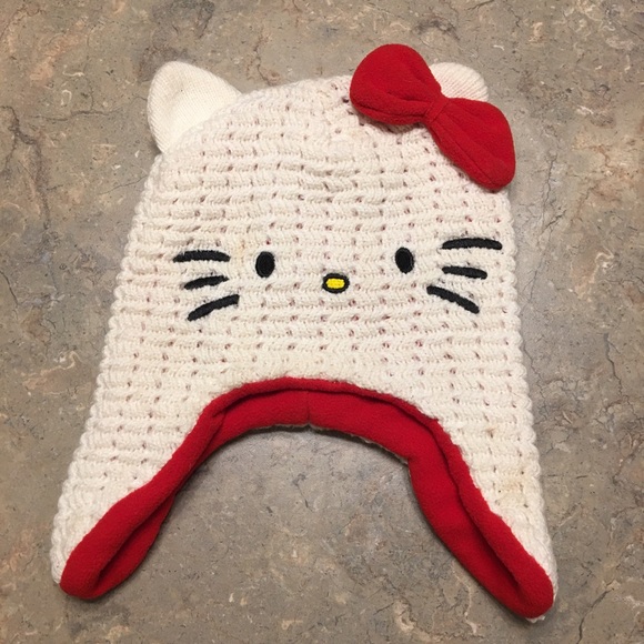 Hello Kitty | Accessories | Hello Kitty Girls Hat One Size Fits Most ...
